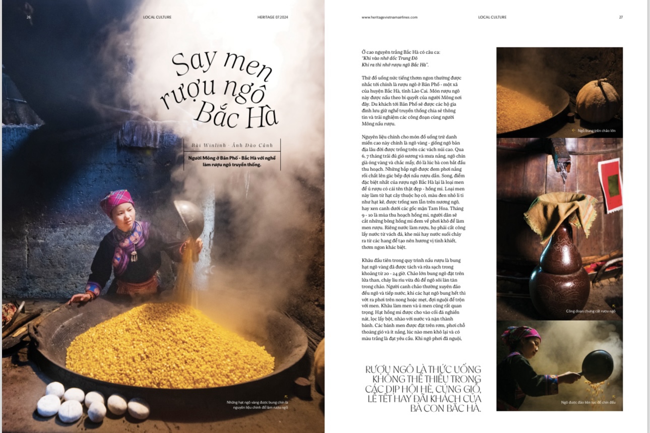 Say men rượu ngô Bắc Hà | Winlinh